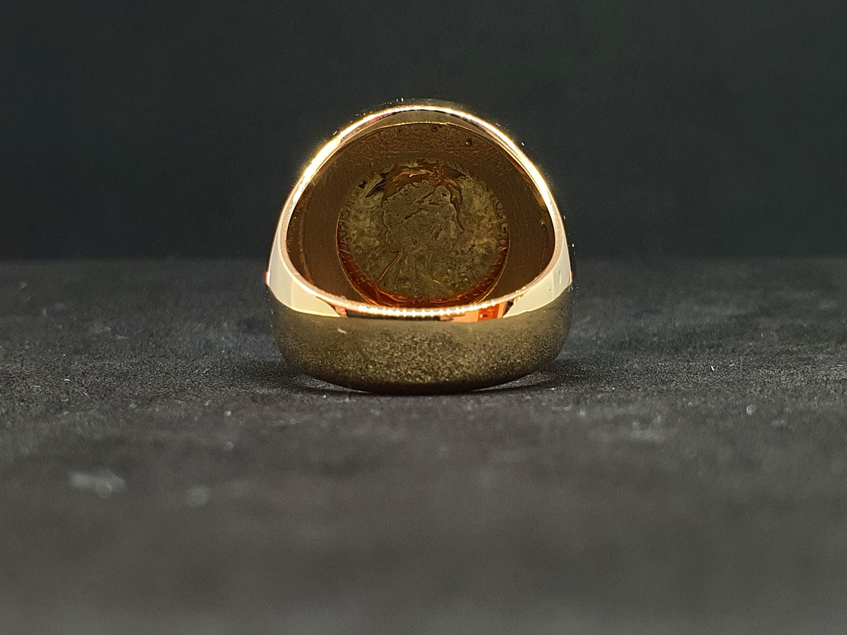 22ct Full Sovereign Ring With 34 Diamonds! – KINGS AND QUEENS