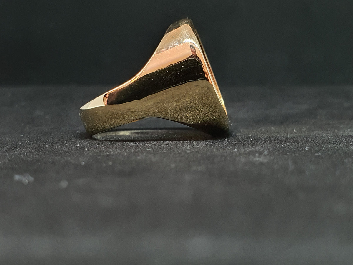 22ct Gold Full Sovereign Ring – KINGS AND QUEENS